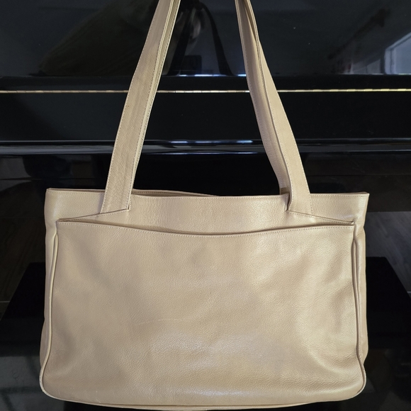 MMD Matt Murphy Designs | Bags | Vintage Italian Leather Tote Large Tan ...
